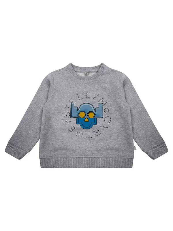 Stella McCartney Mini Robot Graphic Sweatshirt