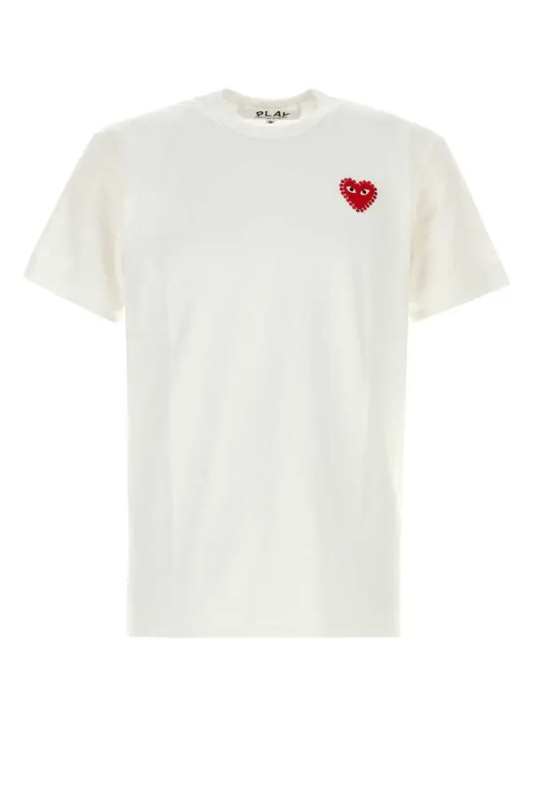 Play Comme Des Garcon Cotton Crewneck T-shirt