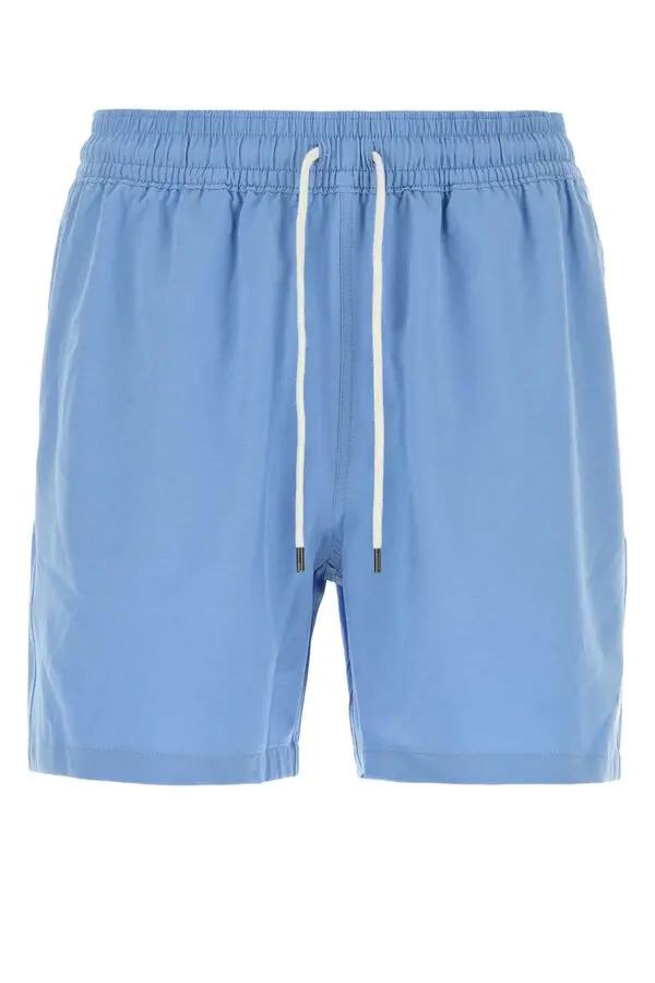Polo Ralph Lauren Stretch Polyester Swimming Shorts - Light Blue