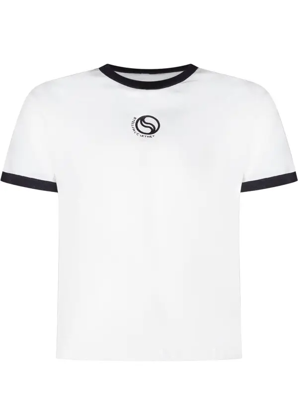Stella McCartney Mini Logo Graphic T-shirt - Ivory