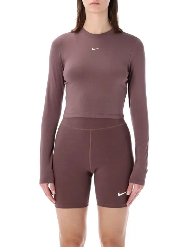 Nike Cropped Long Sleeve T-shirt - Tattoo