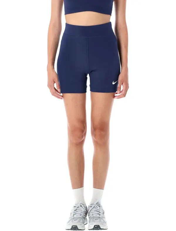 Nike High Waist Mini Biker Shorts For - Blue