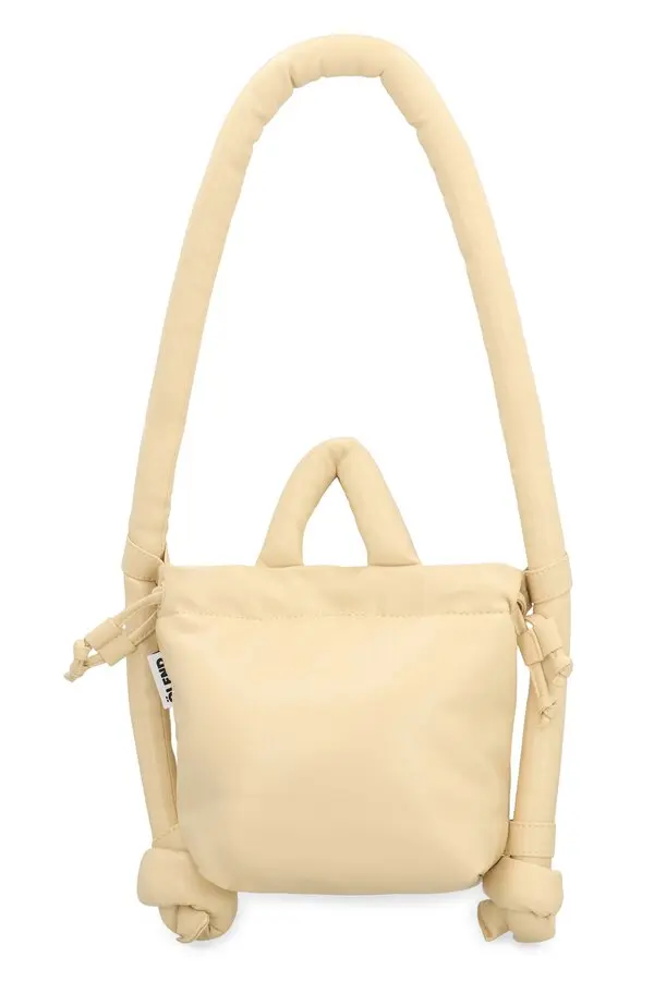ÖLEND Micro Mini Faux Leather Crossbody Bag With Adjustable Strap - Yellow