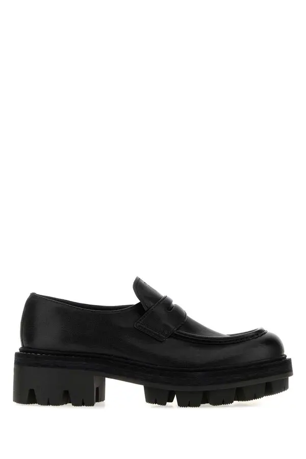 Prada Practical Leather Loafers For