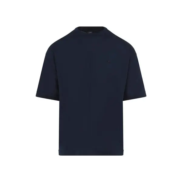 Kiton Crewneck Cotton T-shirt - Blue
