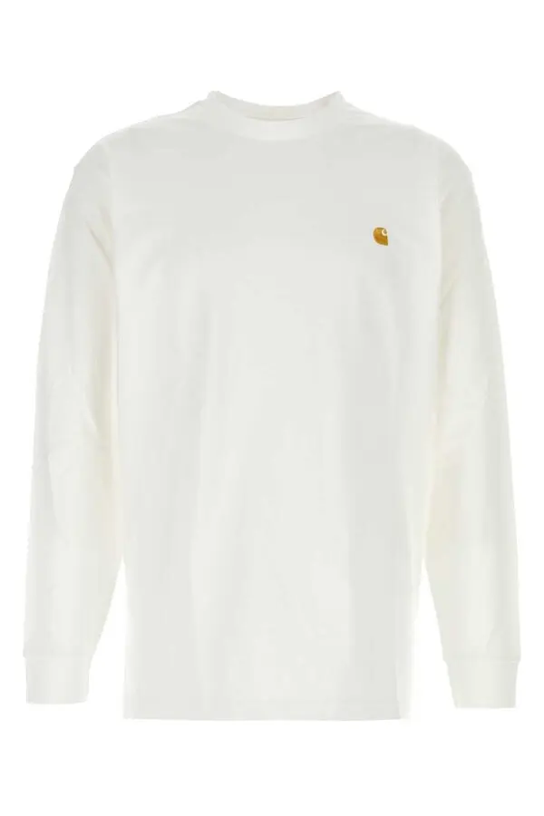 Carhartt Work In Progress Long Sleeve Chase T-shirt - Whitegold