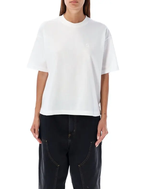 Carhartt Work In Progress Mini Loose-fit Cotton Chester T-shirt - White