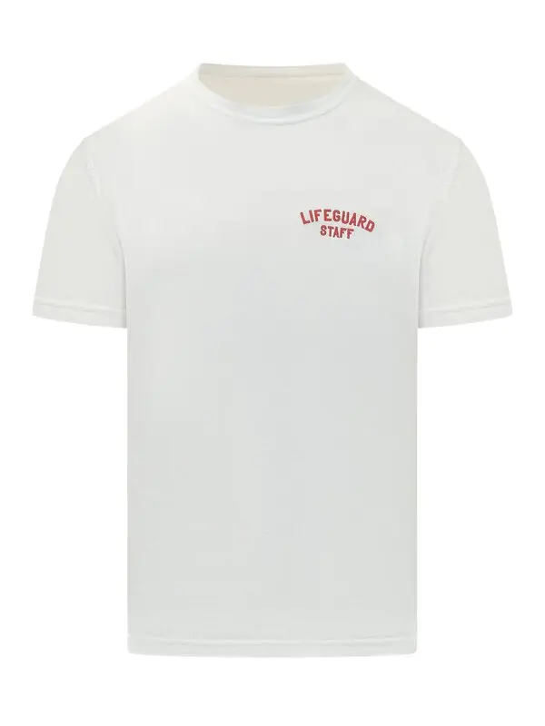 BL'KER Classic T-shirt With Bold Front Design - White