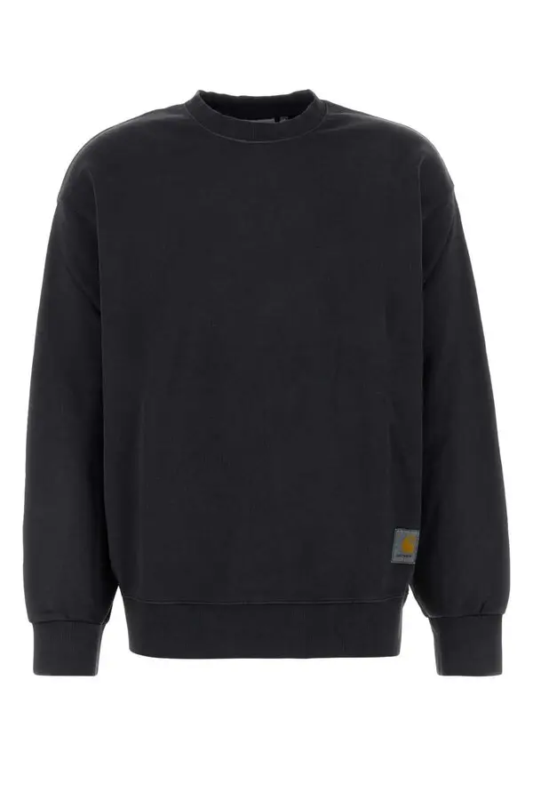 Carhartt Work In Progress Alumni Cotton Sweatshirt - Black