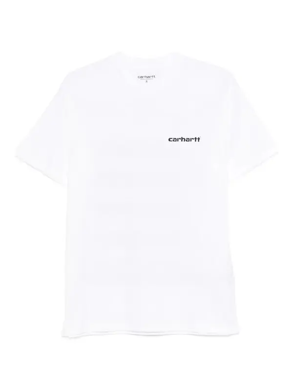 Carhartt Work In Progress Short Sleeve Archive Lines T-shirt - White