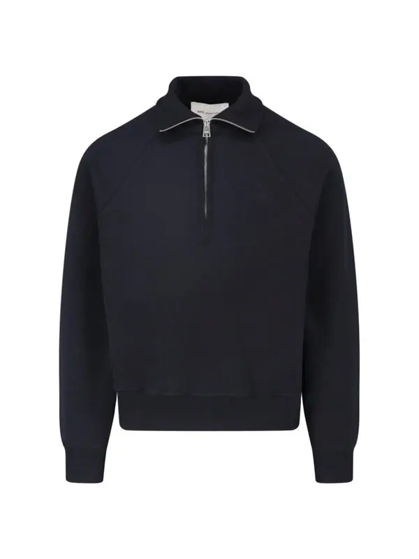 AMI Paris Logo Sweatshirt - Black