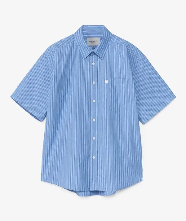 Carhartt Work In Progress Vertical-stripe Short-sleeve Shirt