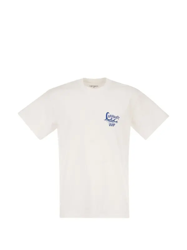 Carhartt Work In Progress Logo-print Cotton T-shirt - White