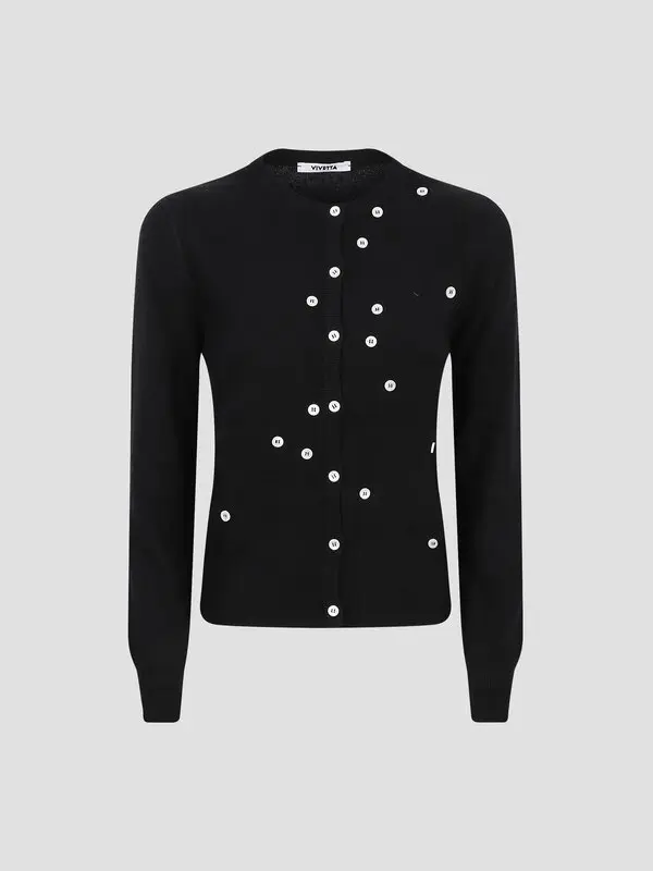 Vivetta Cashmere Cardigan - Black