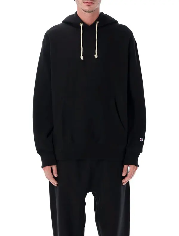 Champion Heavyweight Relaxed Fit Reverse Weave Hoodie - Black