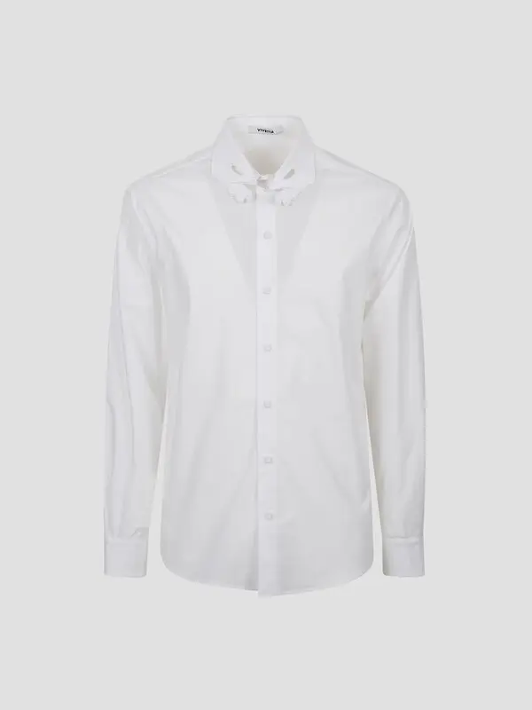 Vivetta Classic Collared Shirt With Embroidered Detail