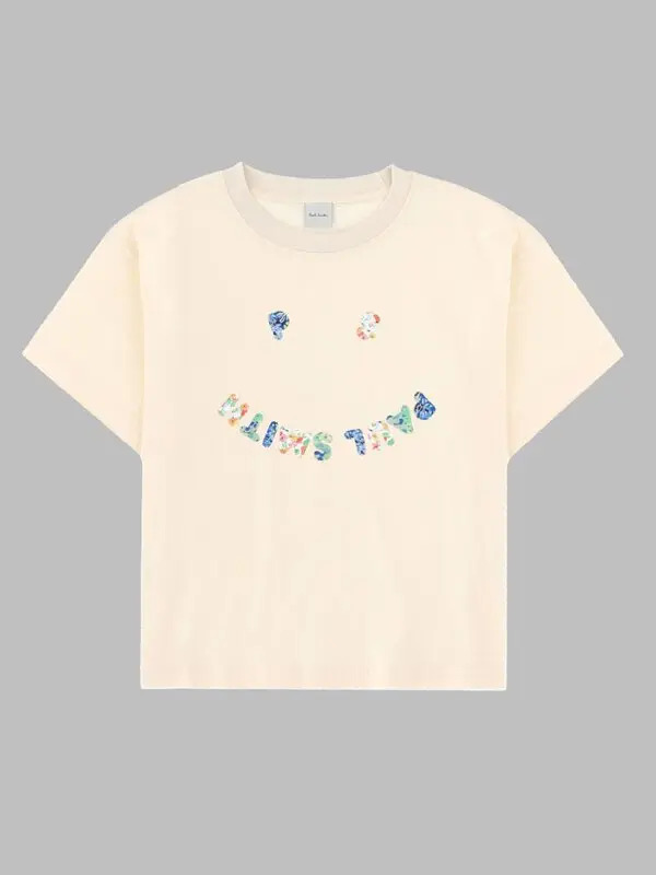 Paul Smith Happy" Graphic T-shirt