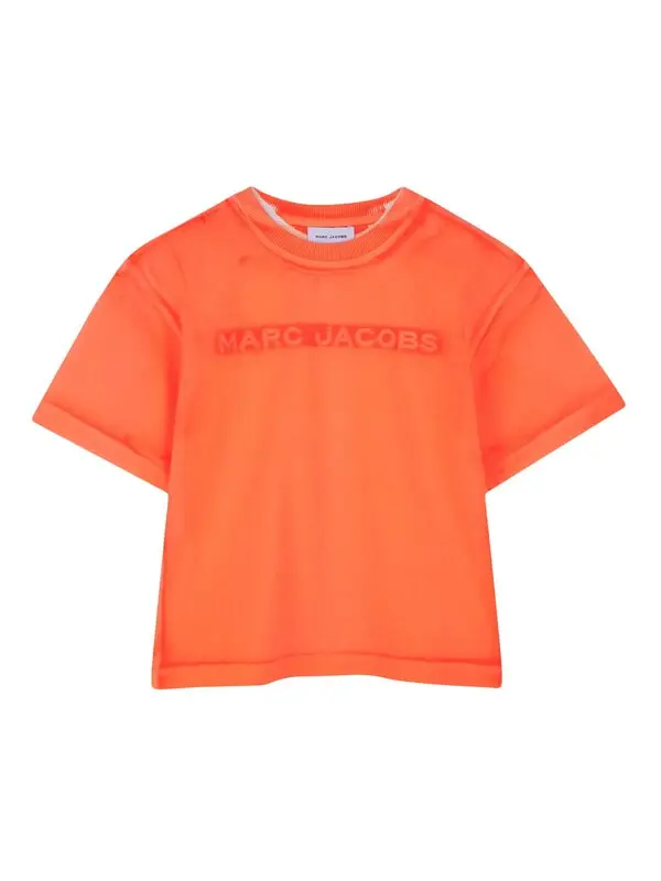 Marc Jacobs Mini Embroidered Logo Tee Short Sleeves
