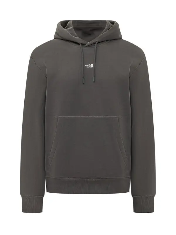 The North Face Mini Logo Hooded Sweatshirt - Anthracite Grey