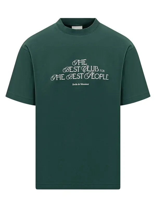 Drole De Monsieur The Best Club T-shirt - Dark Green