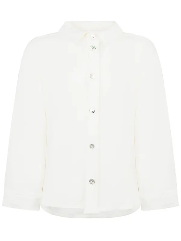 L'ORSOBRUNO Cotton Classic Shirt With Collar