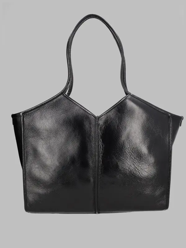 Hereu Structured Leather Crossbody Bag