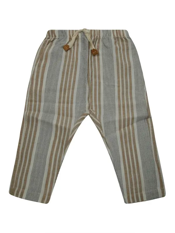 1+IN THE FAMILY Mini Striped Trousers With Drawstring