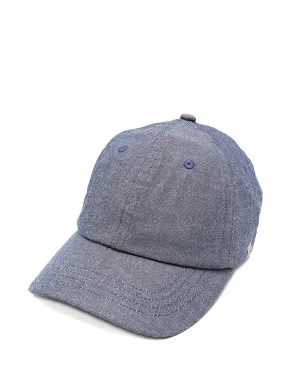 Woolrich Wool Baseball Cap With Logo Label And Adjustable Back Strap