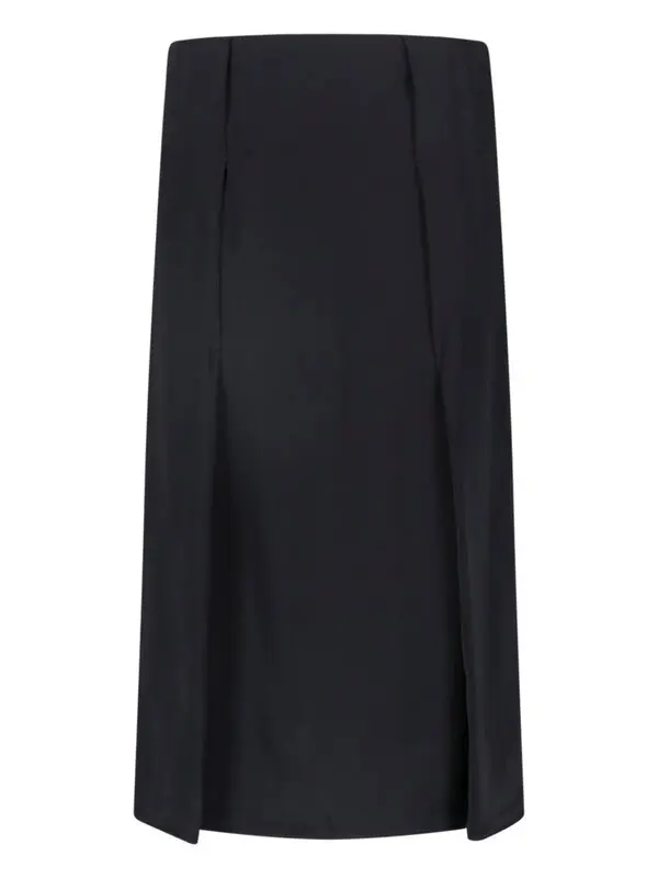 JIL SANDER Panel Midi Skirt - Black