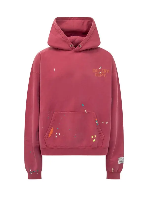 GALLERY DEPT. Painted Logo Hoodie - Wine