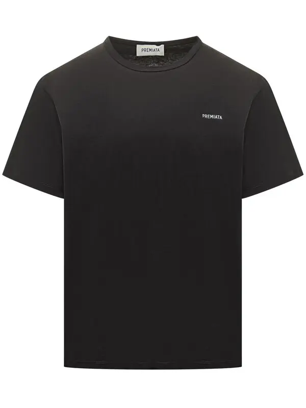 Premiata Cotton Graphic T-shirt - Black