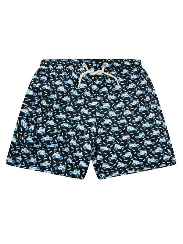 MC2 SAINT BARTH Mini Jean With Lighting Dollar Car Print
