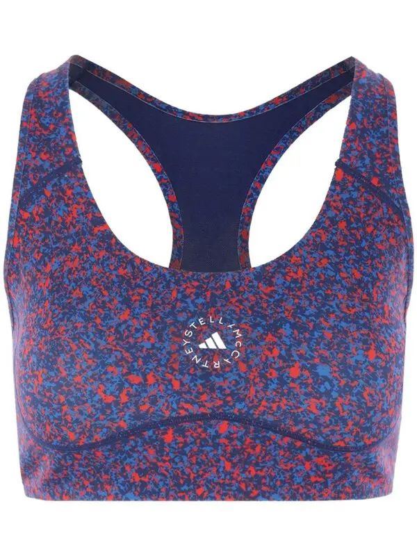 Adidas By Stella McCartney Mini Print Tee - Red