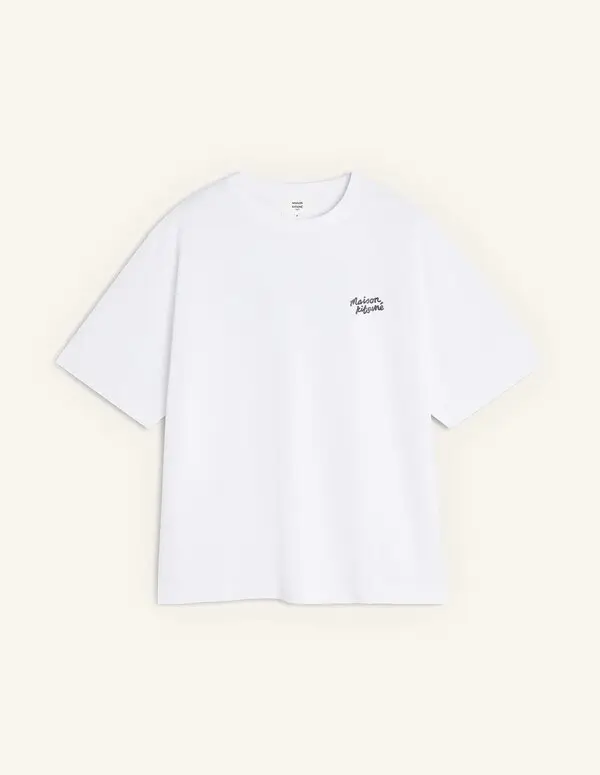 Maison Kitsuné Oversized Handwriting Graphic T-shirt