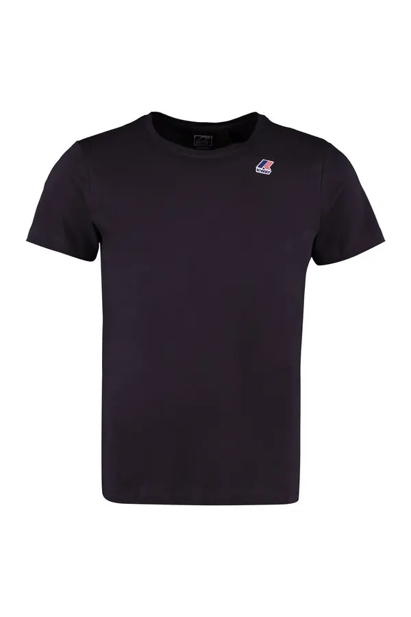 K-WAY Logo Print Cotton T-shirt