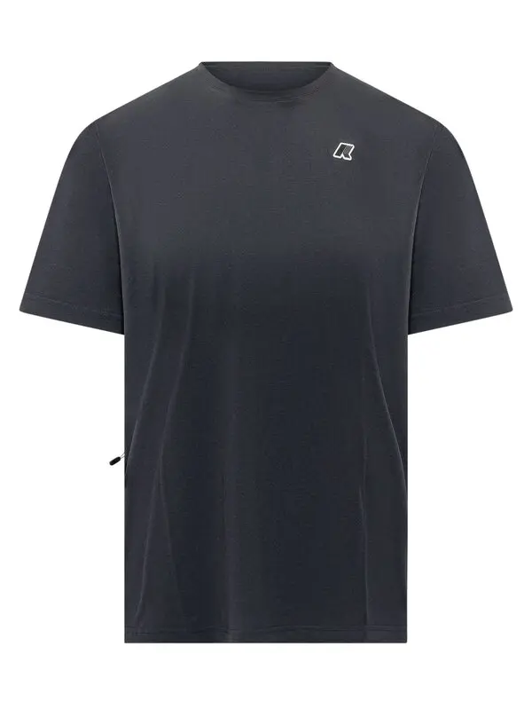 K-WAY Mini T-shirt With Logo Cut