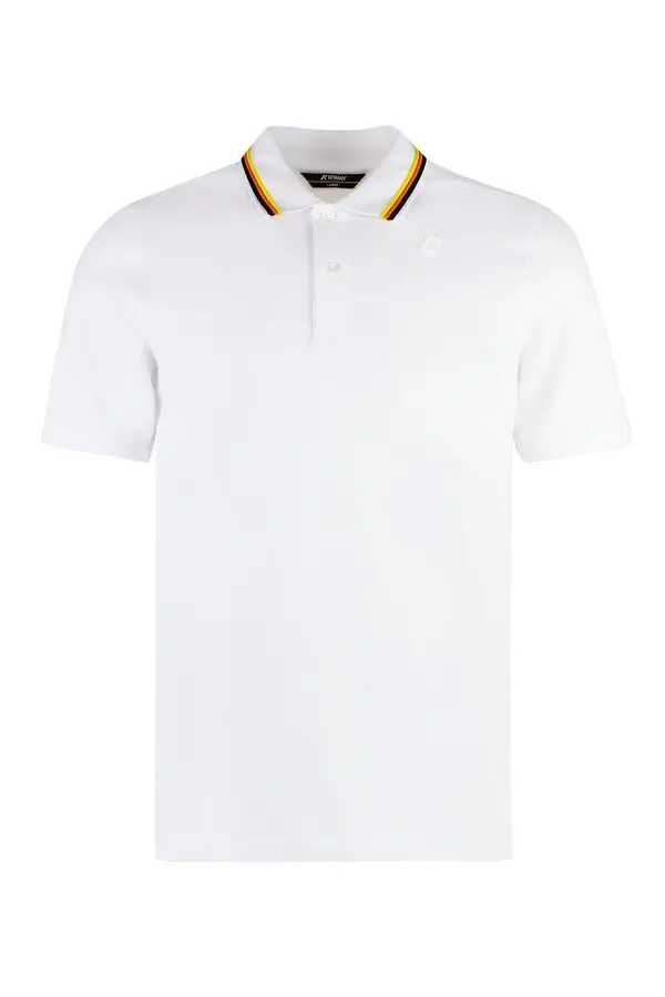K-WAY Short-sleeved Cotton Polo Shirt