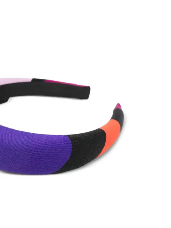 Emilio Pucci Printed Viscose Headband - Fucsia