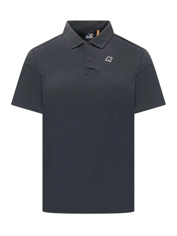 K-WAY Essential Sleeveless Polo - Blue Depth