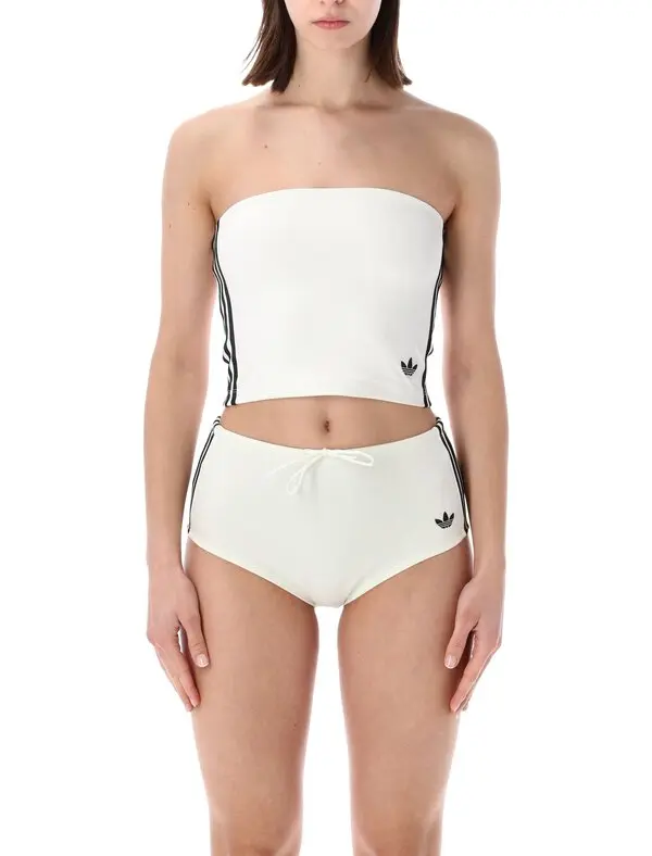 ADIDAS ORIGINALS 3-stripes Tube Top - White