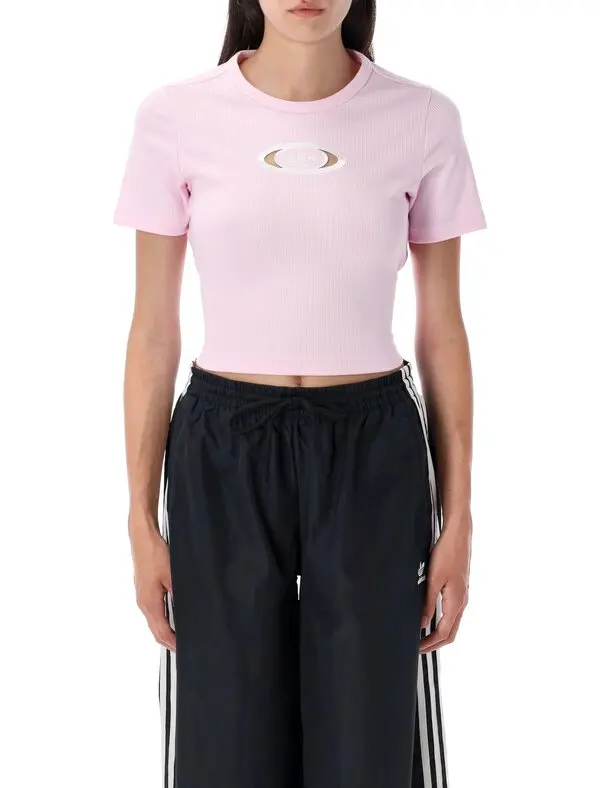 ADIDAS ORIGINALS Slim Fit Campus 2000 Back Cut-out Tee