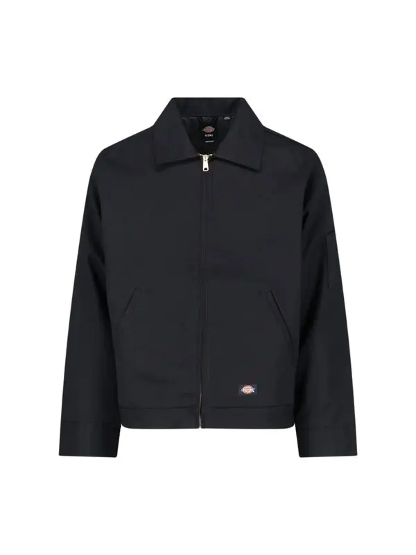 Dickies Durable Work Jacket In 65% Polyester, 35% Cotton - Black
