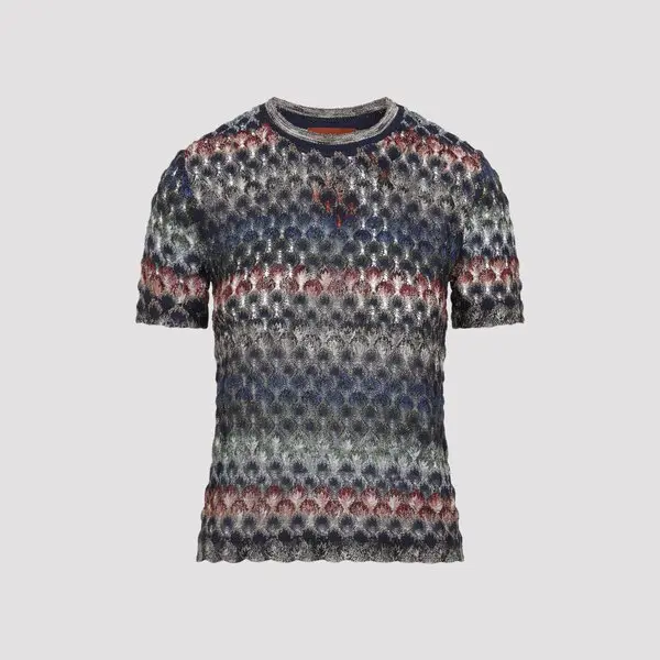 Missoni Short Sleeve Crew Neck Sweater - Multicolour