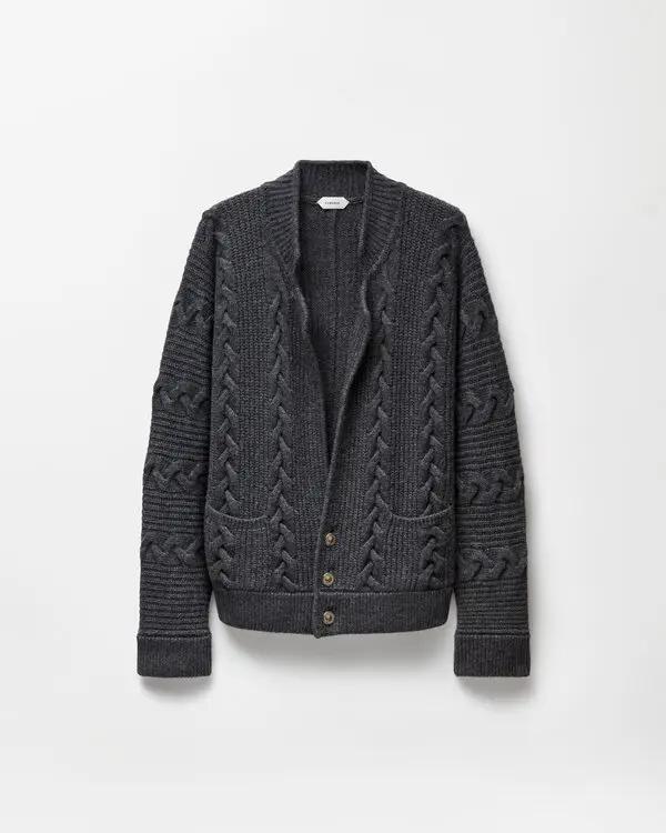 Versace Wool & Cashmere Knit Cardigan