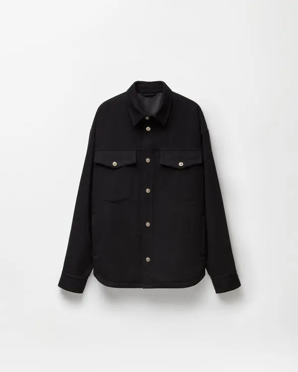 Versace Cashmere Blouson - Black