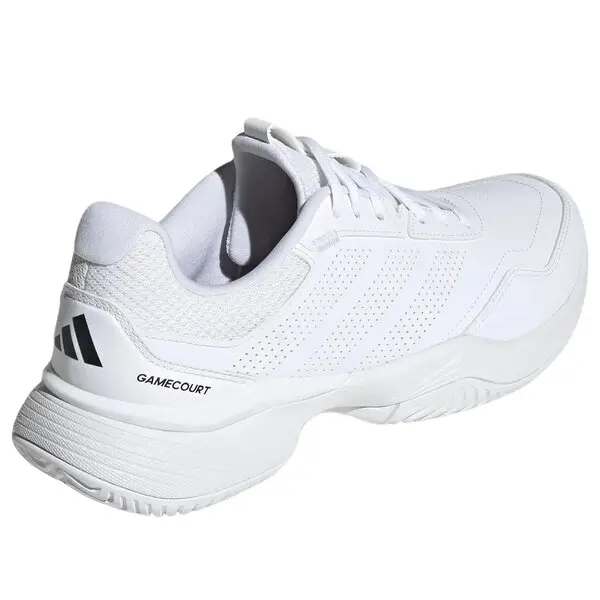 Adidas Gamecourt 3 All Court Sneakers - Cloud White/cloud White/core Black