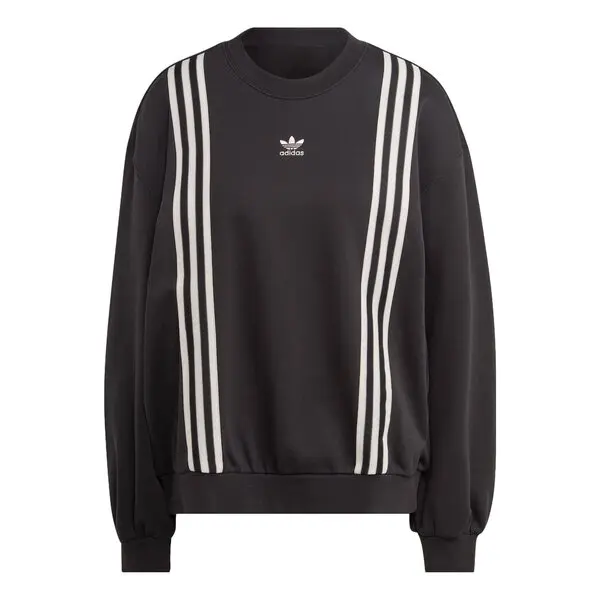 Adidas Adicolor 70s 3-stripes Sweatshirt - Black