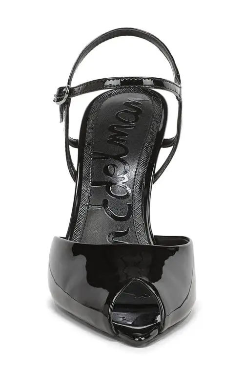 Sam Edelman Tinslie Peep Toe Sandal - Black