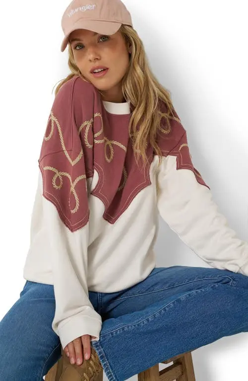 Wrangler Western Graphic Cotton Sweatshirt