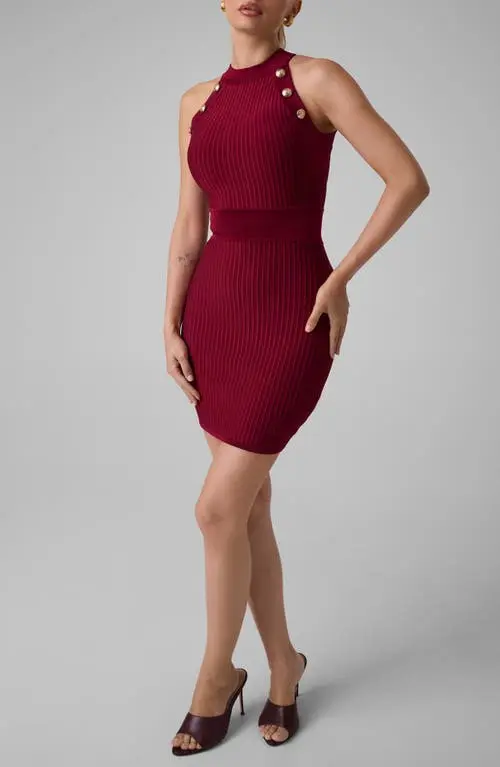 MARCIANO Ayla Ribbed Sweater Minidress - G5a9-light